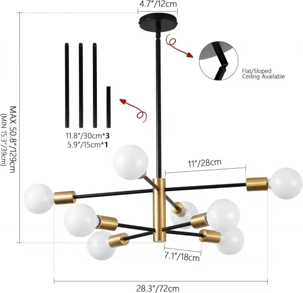 Lustre sputnik - Lustre salon